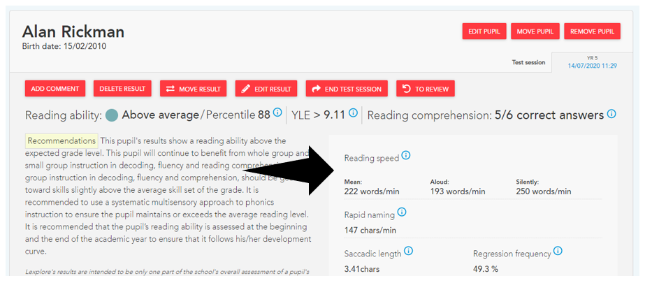 How Do I Find The Reading Speed 